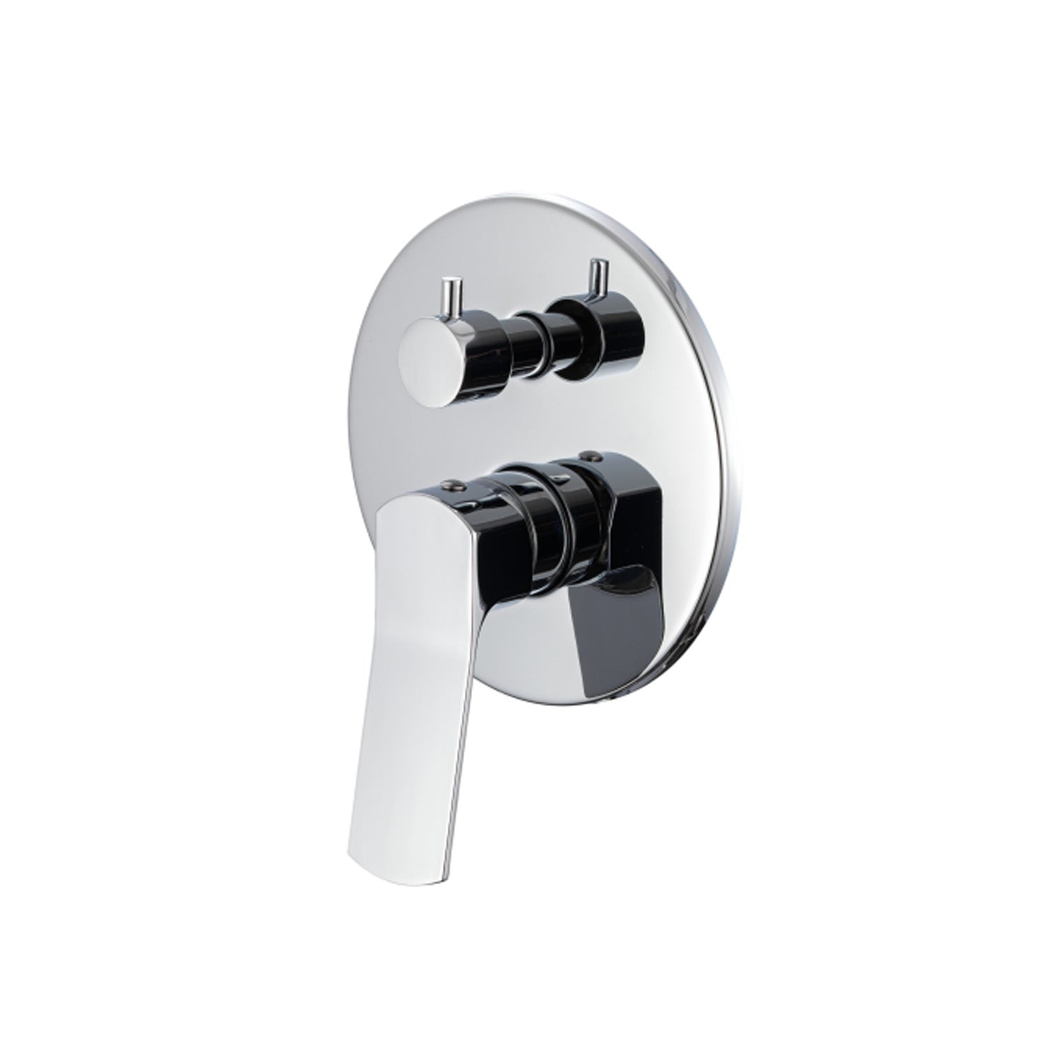 Built-in 2-way shower mixer Lumix in chrome-plated brass – CeramicStore ...