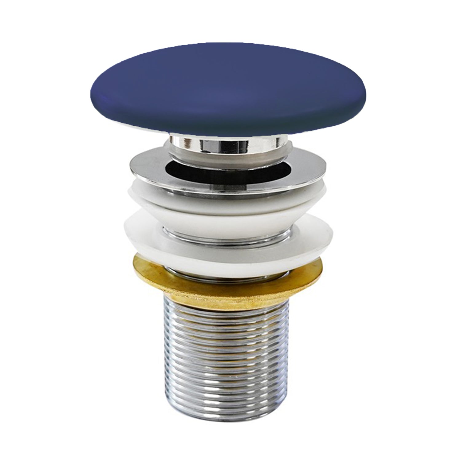 Piletta Click Clack per lavabo BathCore Infinity - Blu Opaco ...