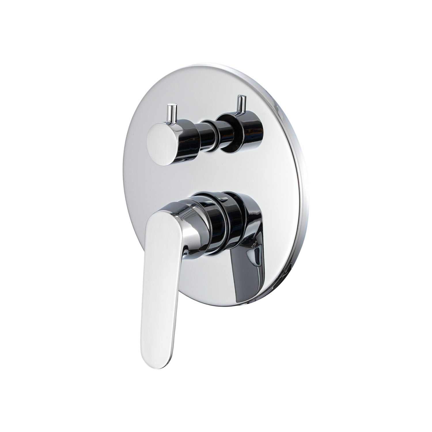 Built-in two-way shower mixer with easy box Echo in chrome-plated bras ...
