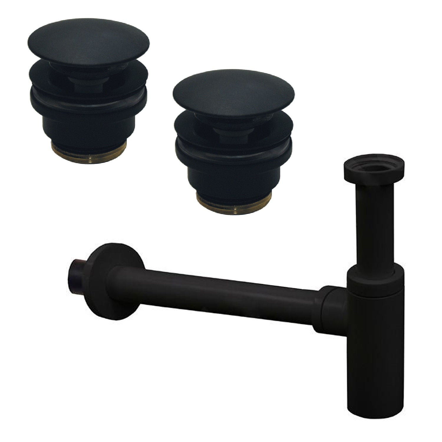 Set 2 Pilette click clack per lavabi con troppo pieno e sifone Paffoni ...