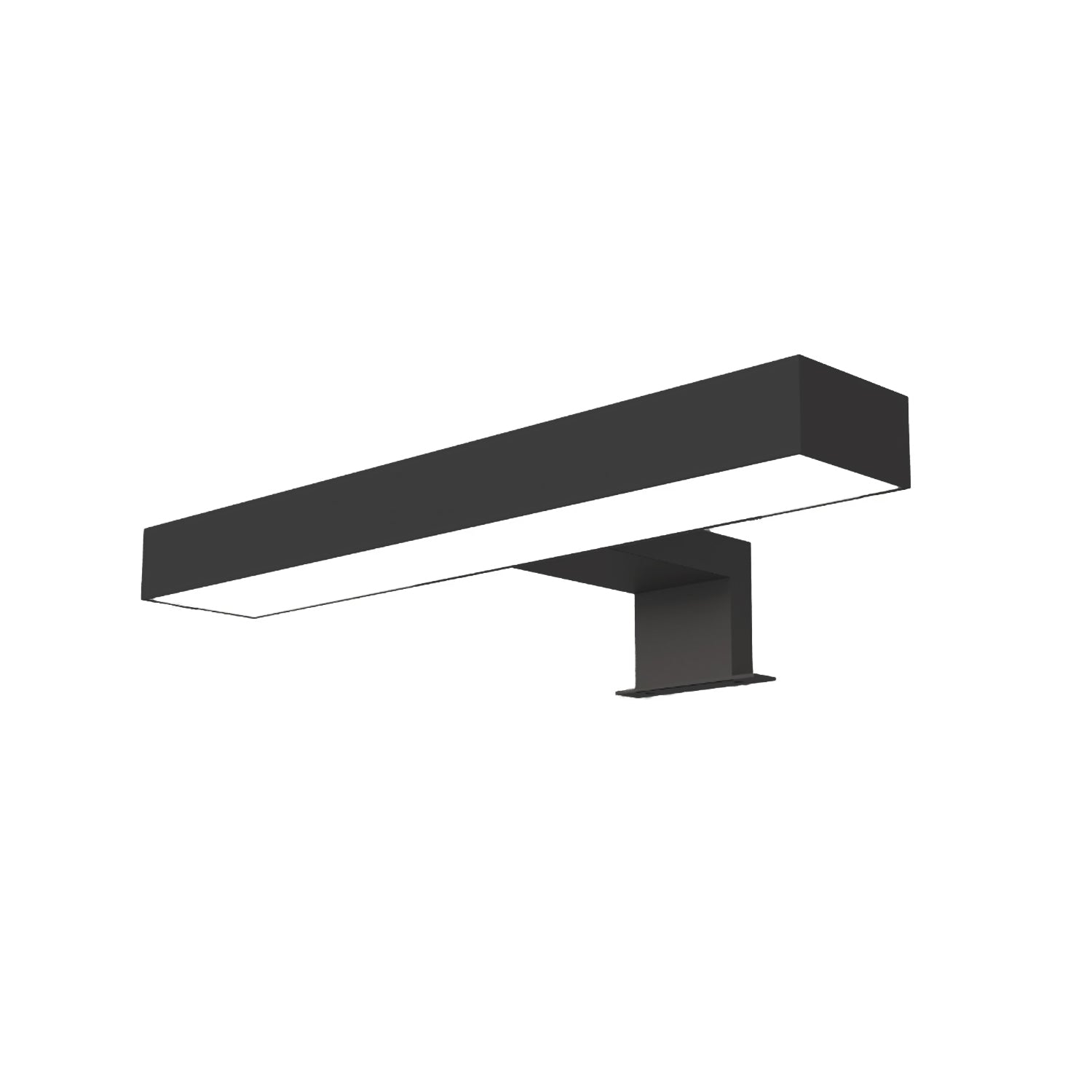 LED bathroom lamp Cubi&Co model Saturn 20x5x10 cm - Matte Black ...