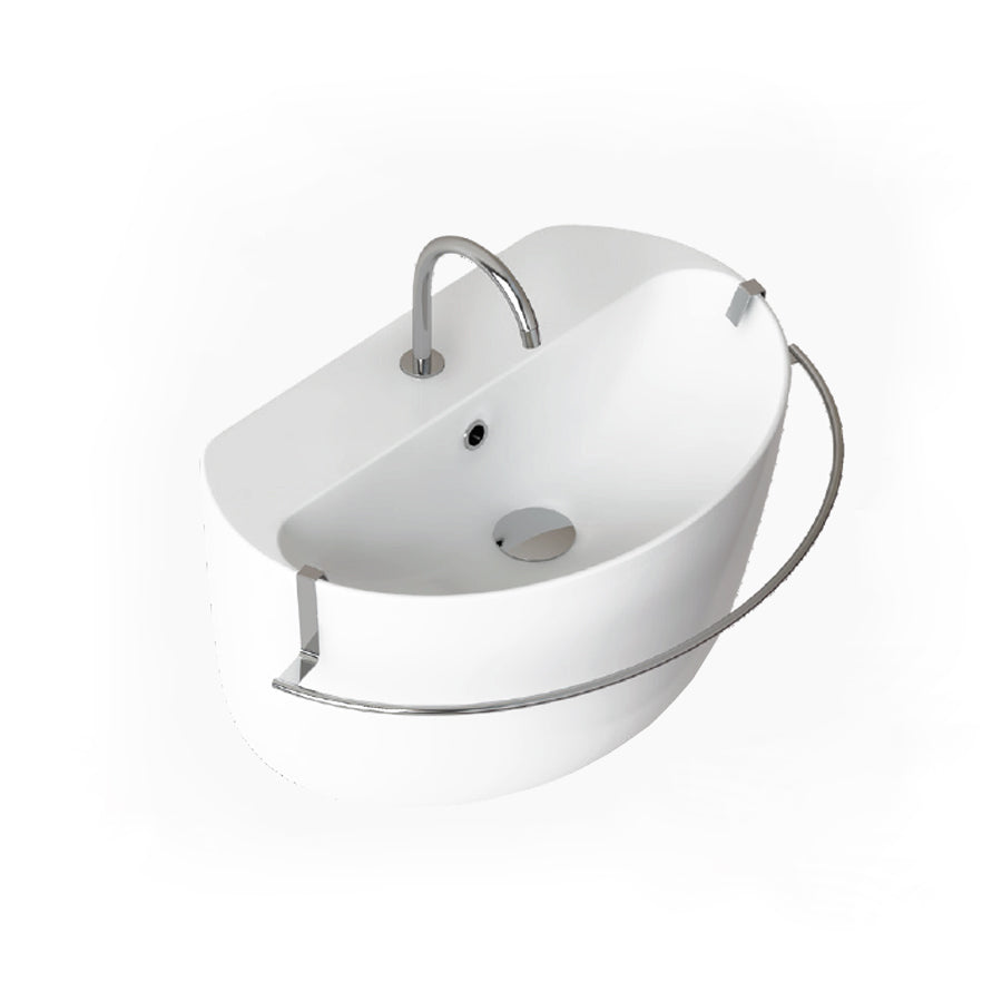 Portasciugamani in ottone cromato per lavabo Gran Mascalzone cm 70 ...
