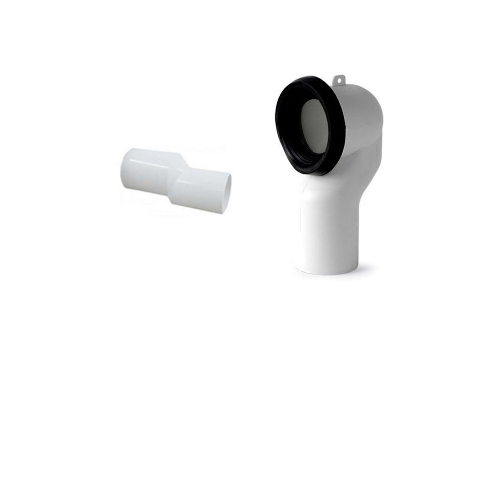 Kit for sanitary ware with offset discharge for distance from 12 to 15 ...