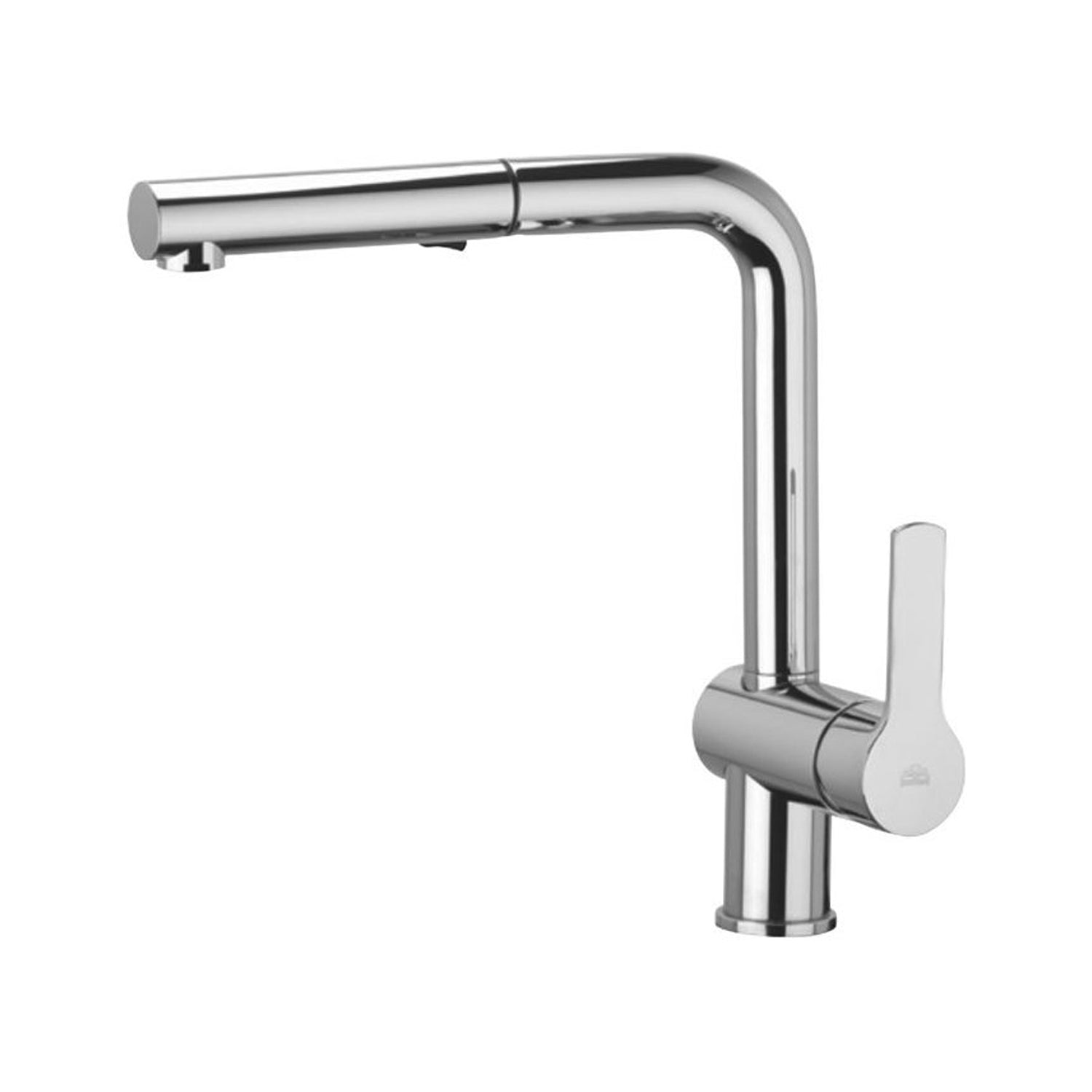 Side sink mixer with pull-out shower head 2 jets West series by Paffon ...