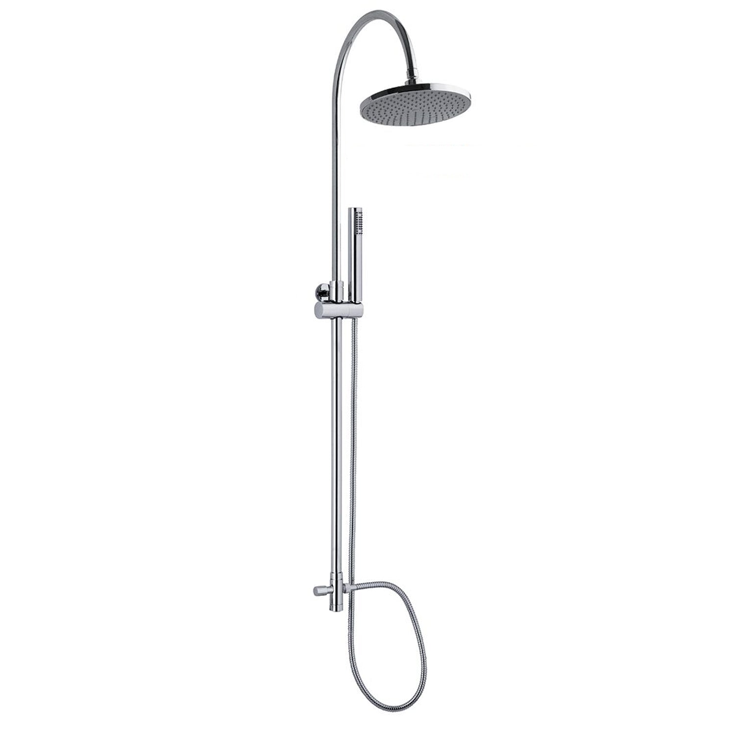 Colonna doccia C37 regolabile con deviatore, attacco 3/4F e soffione 2 ...