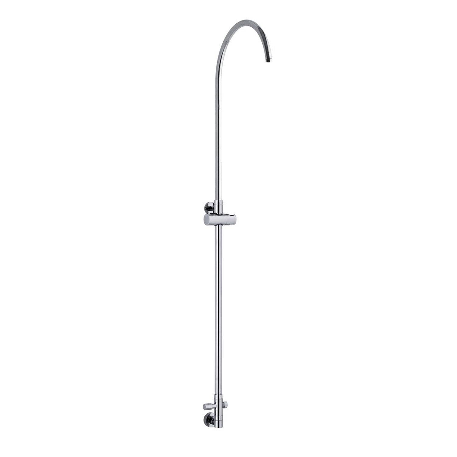 Colonna doccia C37 regolabile con deviatore e presa acqua a muro ...