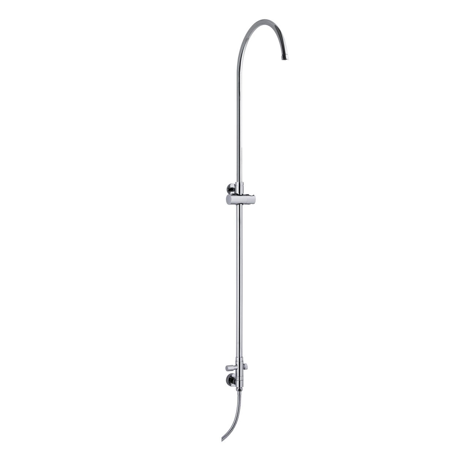 Colonna doccia C37 regolabile con deviatore e attacco flessibile ...