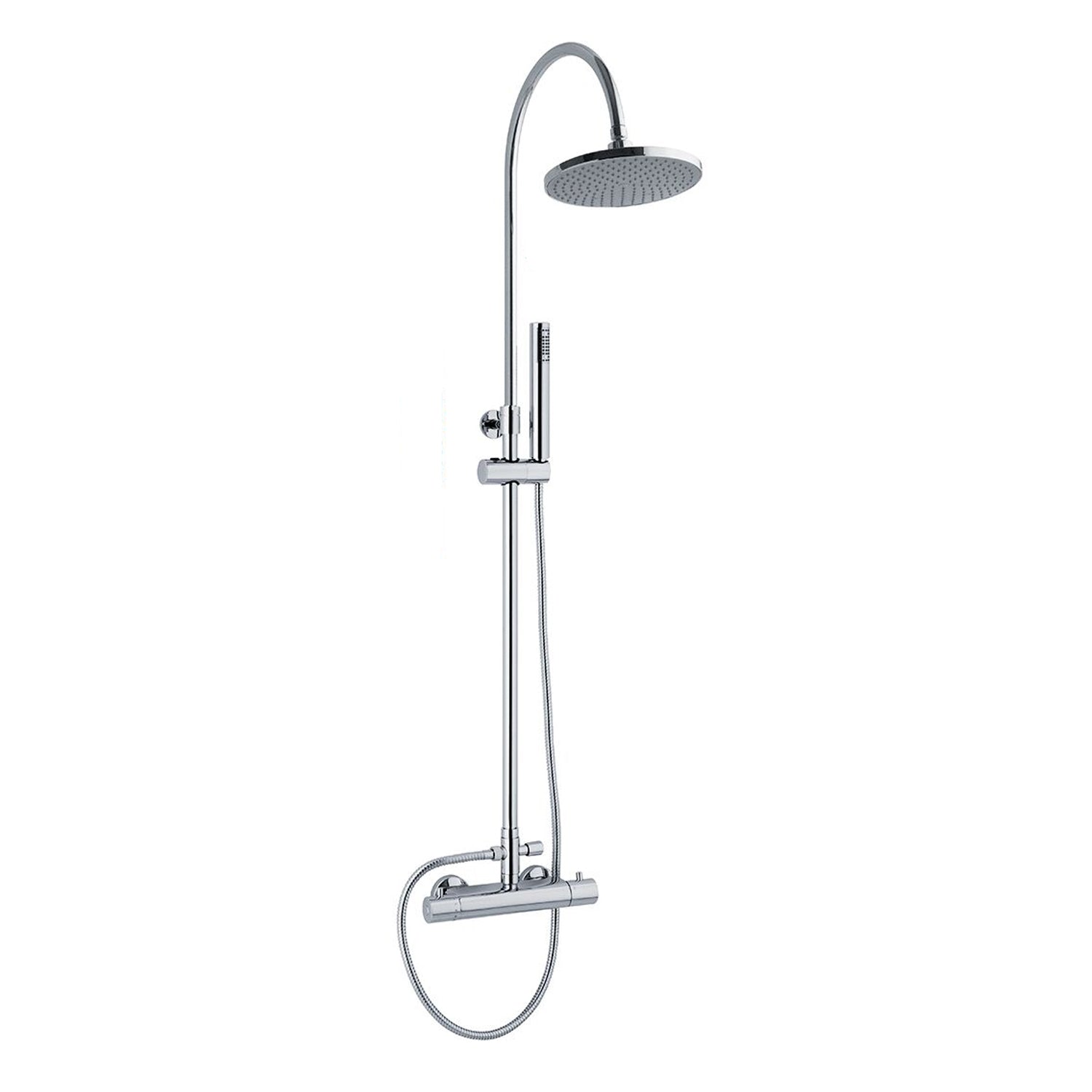 Colonna doccia C37 regolabile con termostatico TM1B e soffione 22cm ...