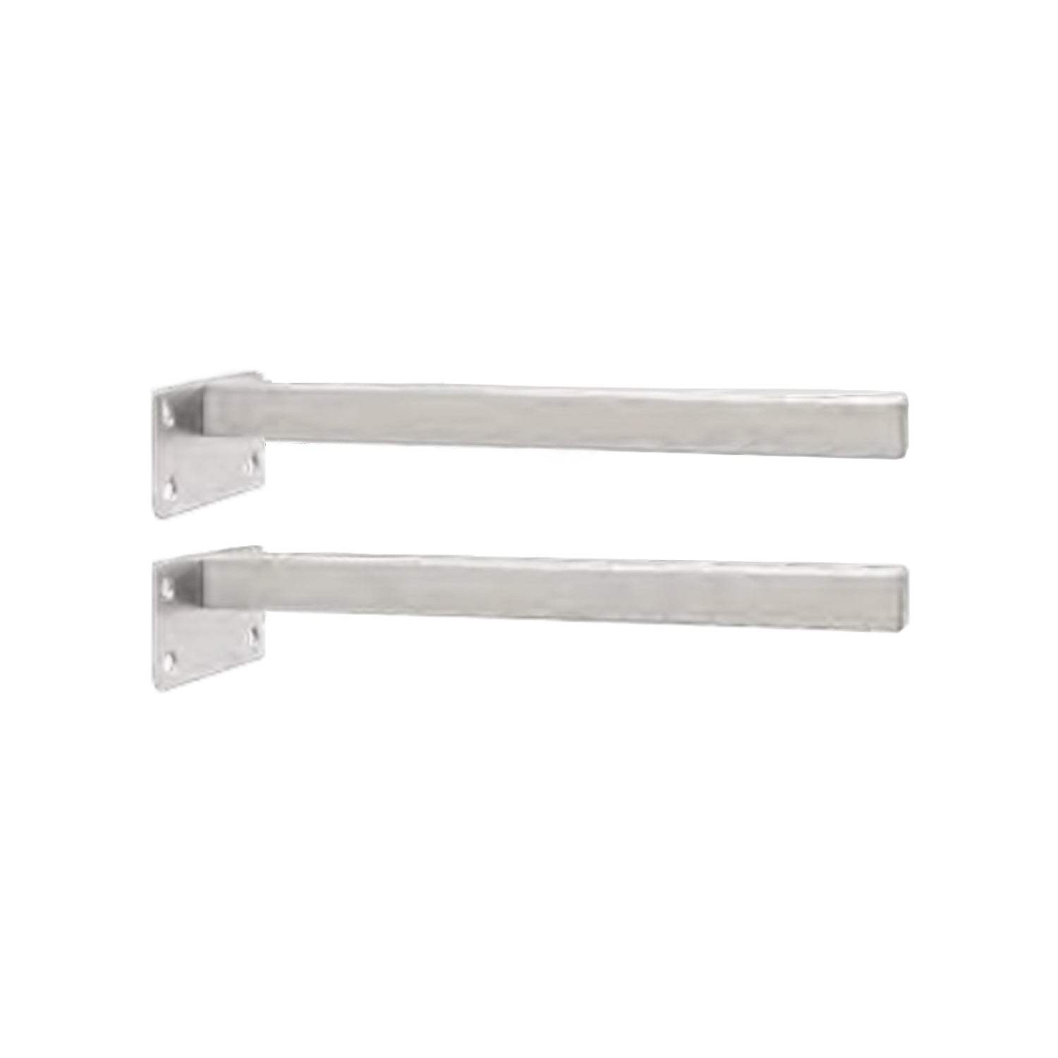 Coppia di staffe metalliche per fissaggio mensole profondità 40 cm ...