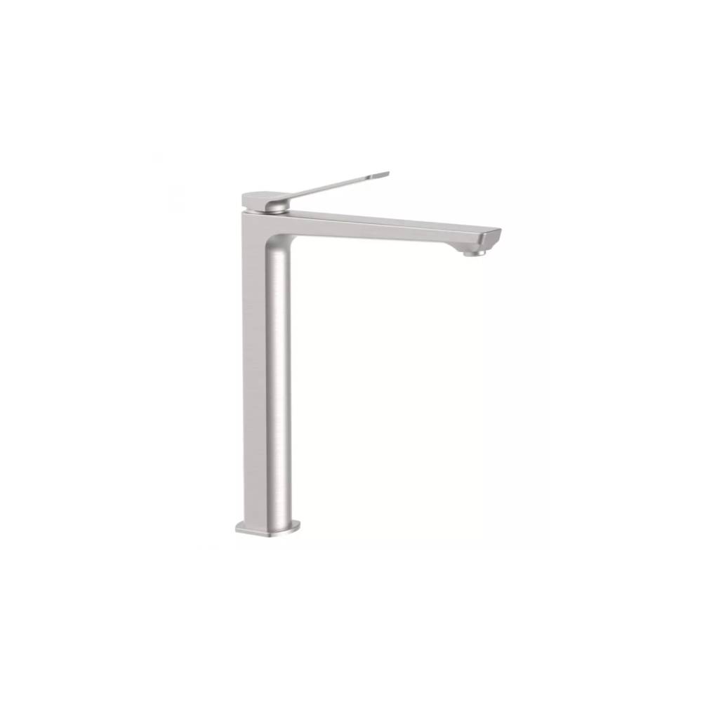 Miscelatore da lavabo prolungato serie Tilt modello TI081ST steel look ...