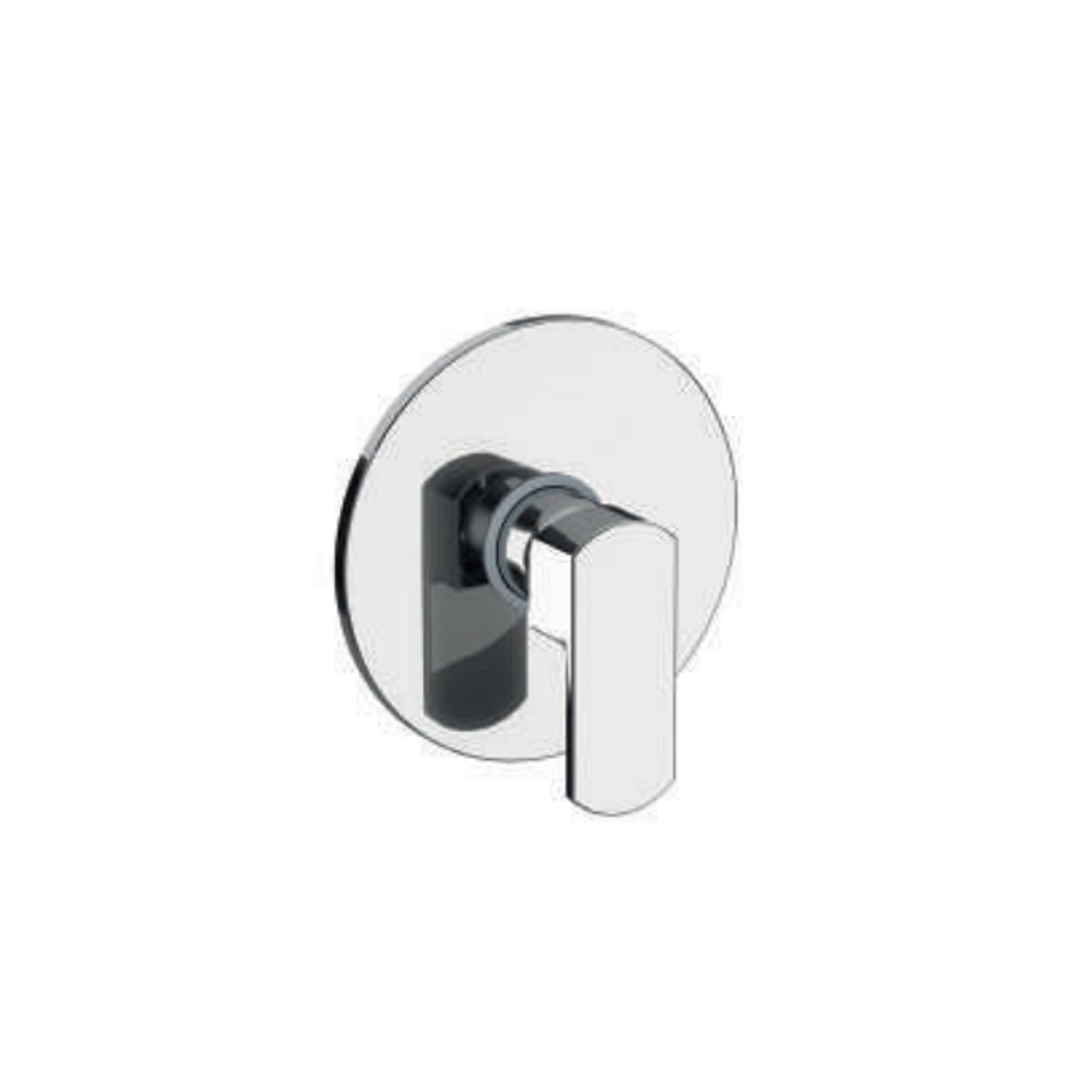 Built-in single-lever mixer for shower RubiFlux Dema series - Chrome ...