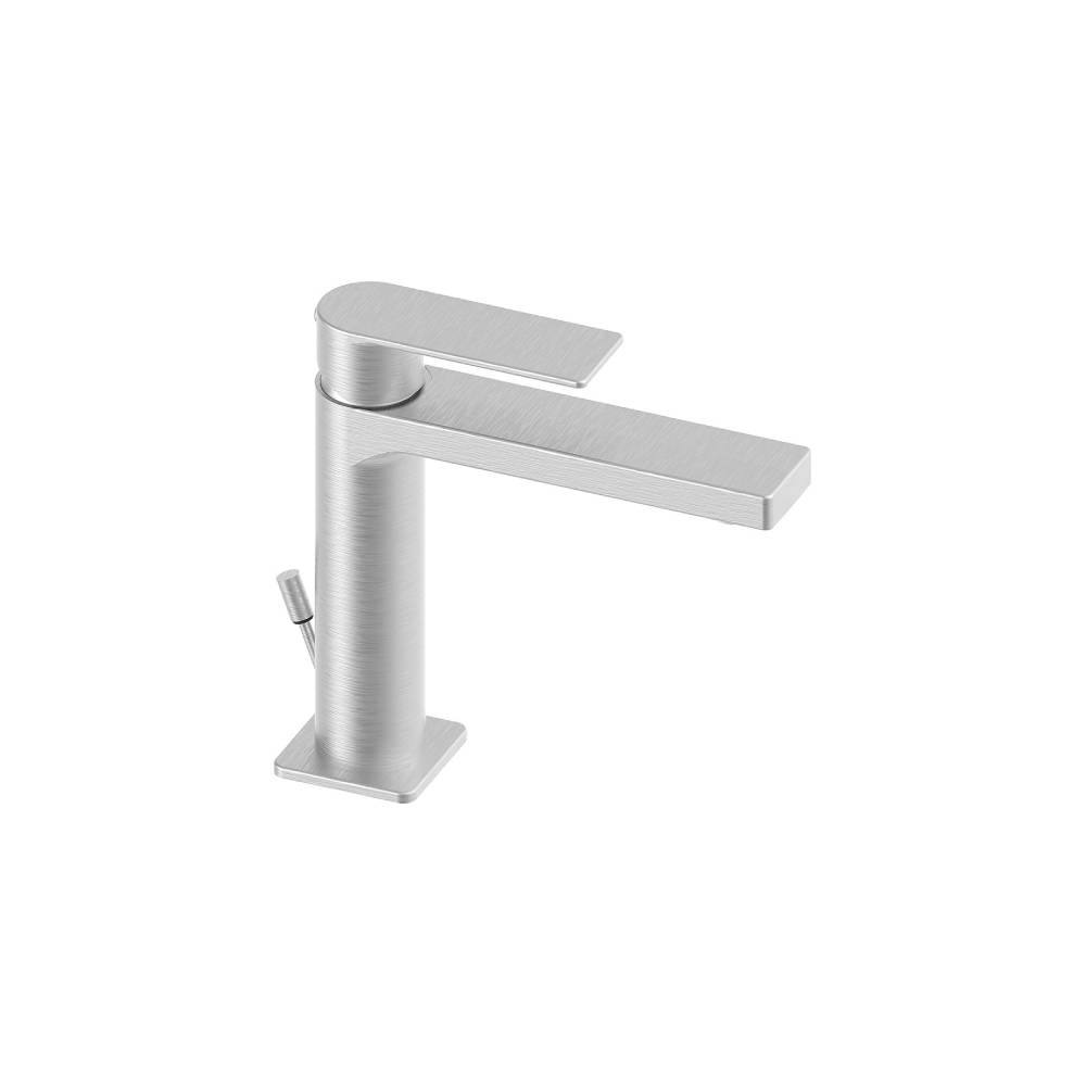 Basin mixer with drain Tango series model TA075ST steel looking Paffon ...