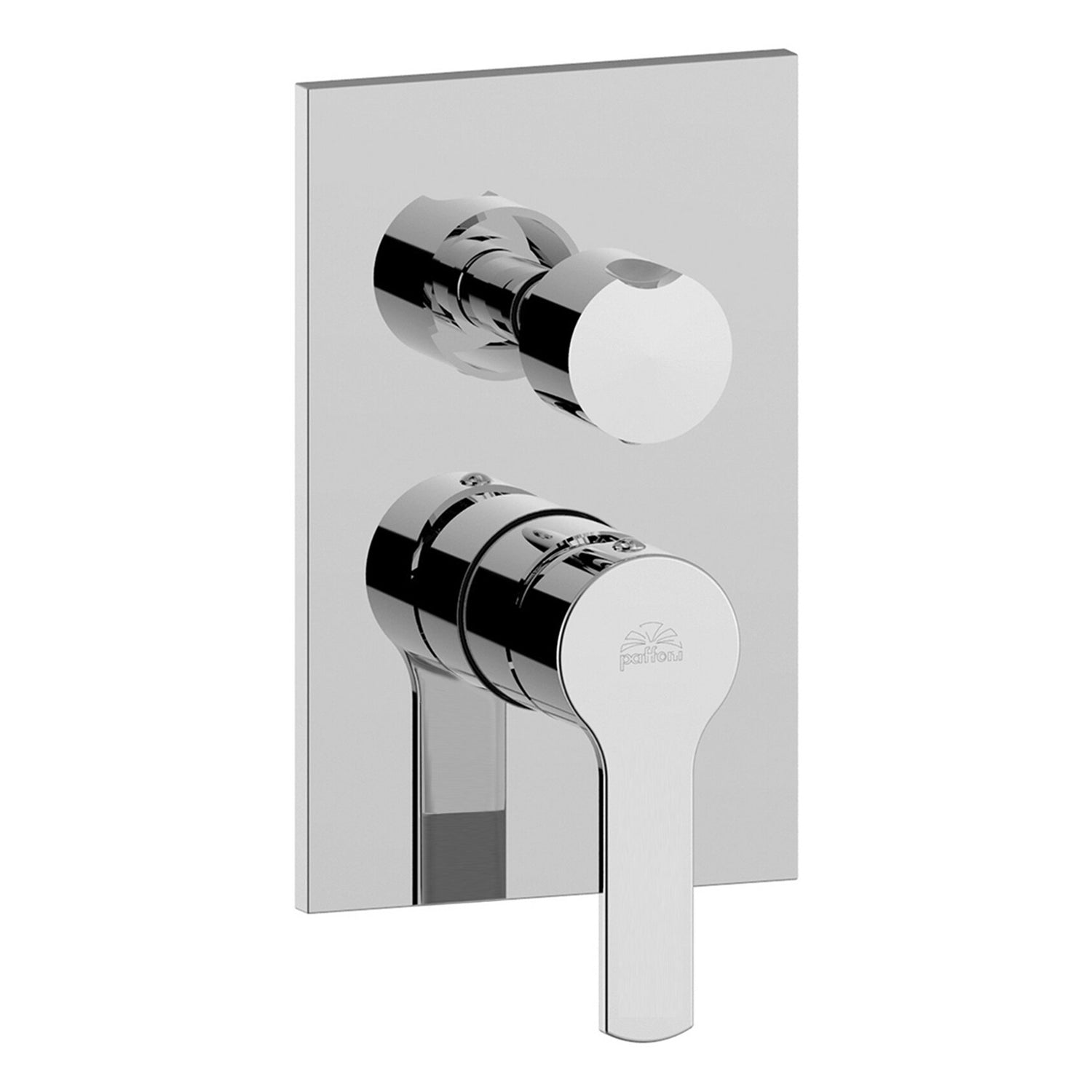 Built-in shower mixer with 3 outlets Paffoni West series - Chrome ...