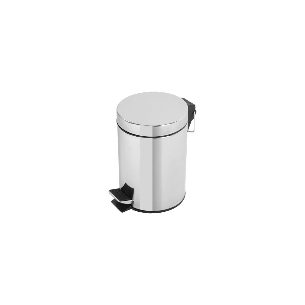 Bathroom trash can in chrome-plated steel lt.5 – CeramicStore | Lo ...