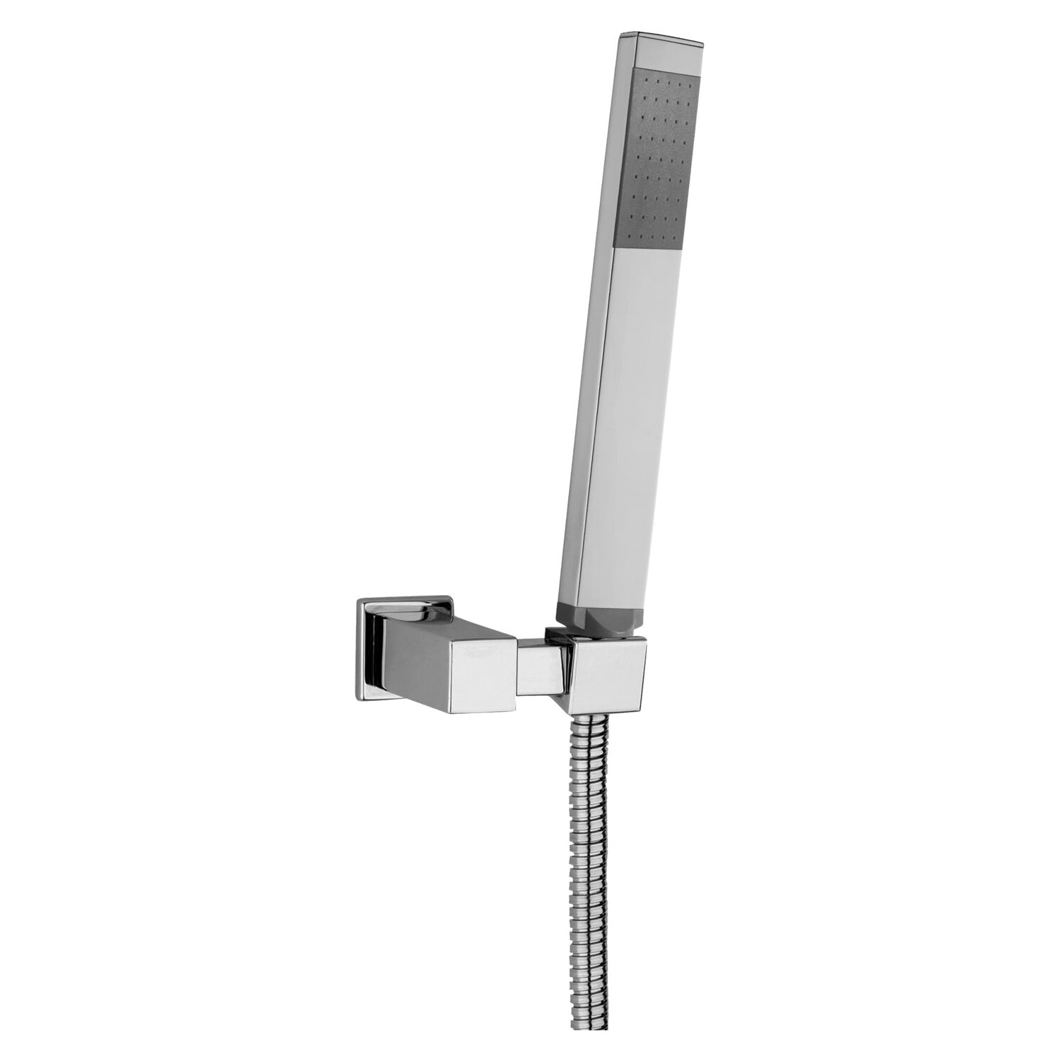 Duplex shower set Paffoni Level ABS chrome with wall mount support ...