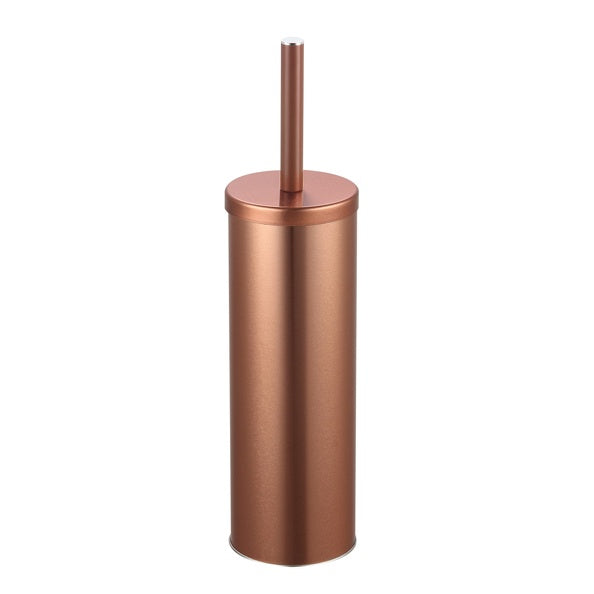 Toilet brush with stainless steel holder model Hans - Copper Effect ...