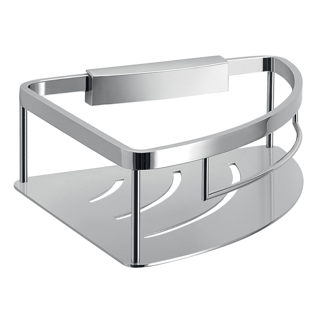 Corner shower storage model Tobago by Gedy in Stainless Steel - Chrome ...